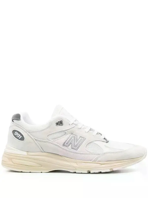 NEW BALANCE 991v2 Lace-up Sneakers - Grey