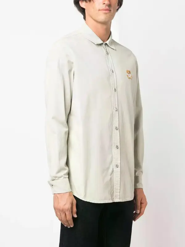 Moschino Teddy Bear-motif Cotton Shirt