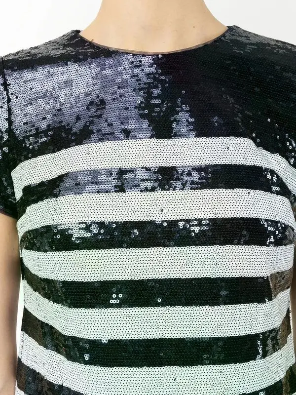 Ralph Lauren Sequined Stripe Dress