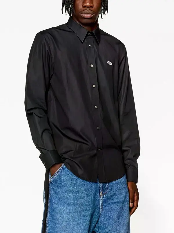 DIESEL® S-benny-a Logo-appliqué Shirt
