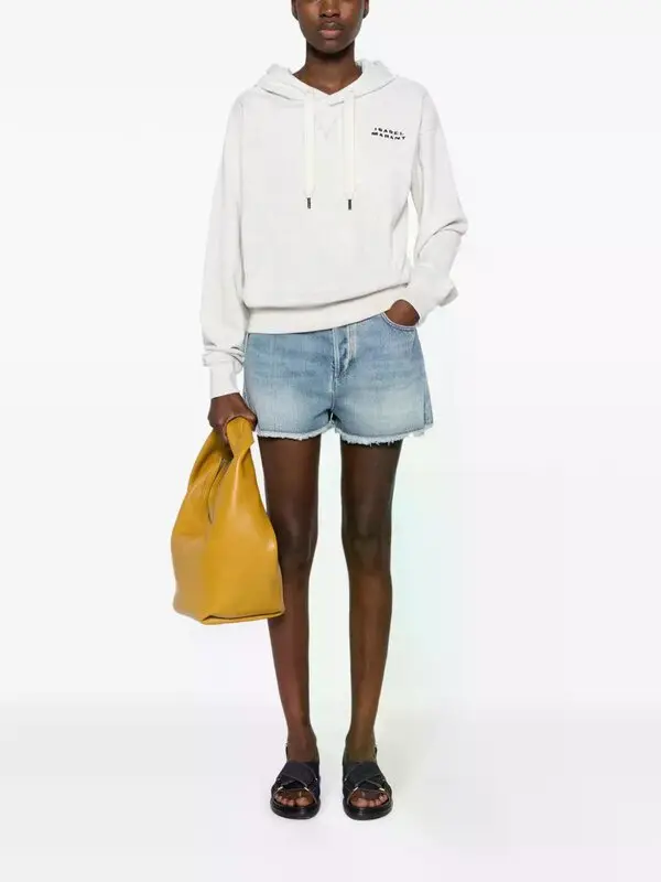 Isabel Marant Étoile Sylla Mélange Jersey Hoodie