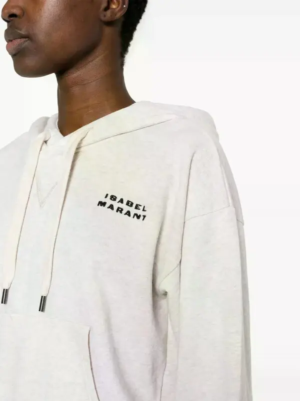 Isabel Marant Étoile Sylla Mélange Jersey Hoodie