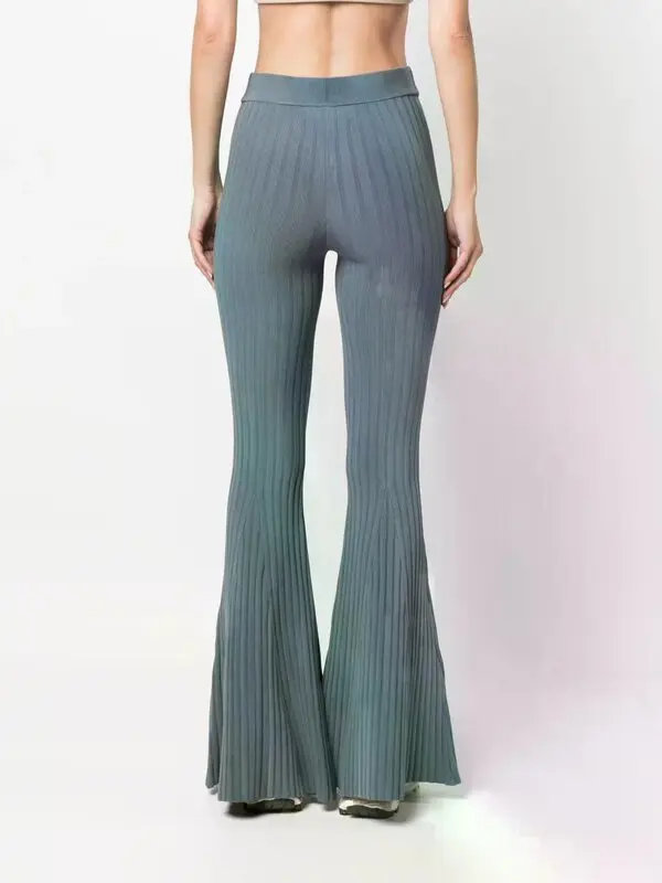 Live The Process Jaya Ribbed Flared Trousers