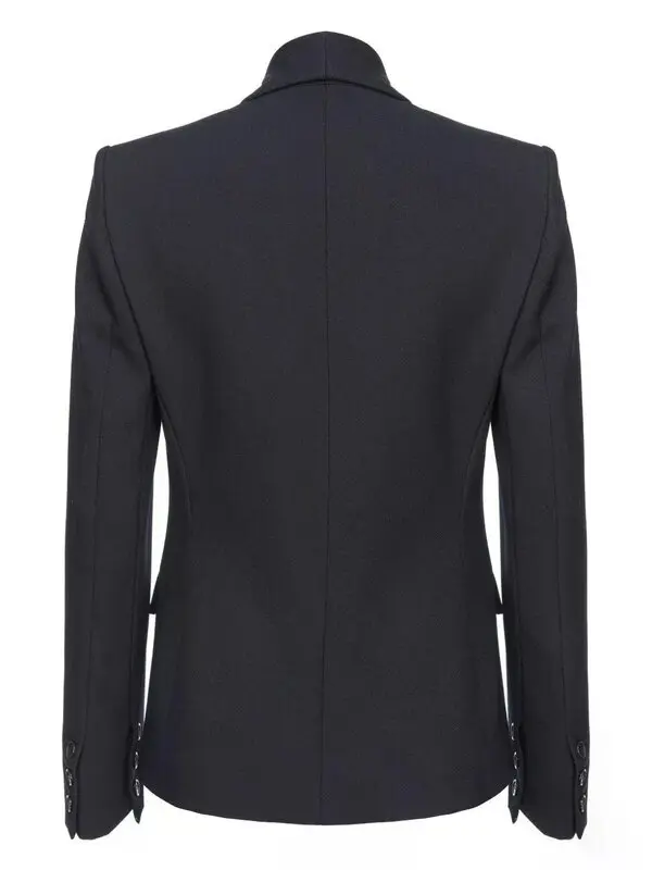 Pinko Shawl-lapel Twill Blazer