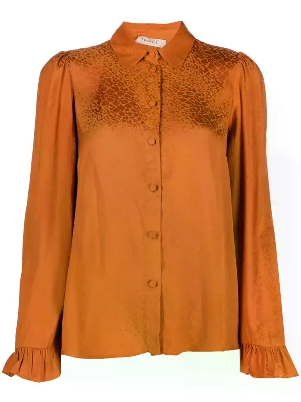 TWINSET Animal Print Shirt
