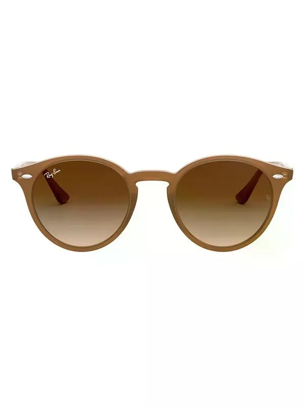 Ray-ban Rb2180 Round-frame Sunglasses - Brown