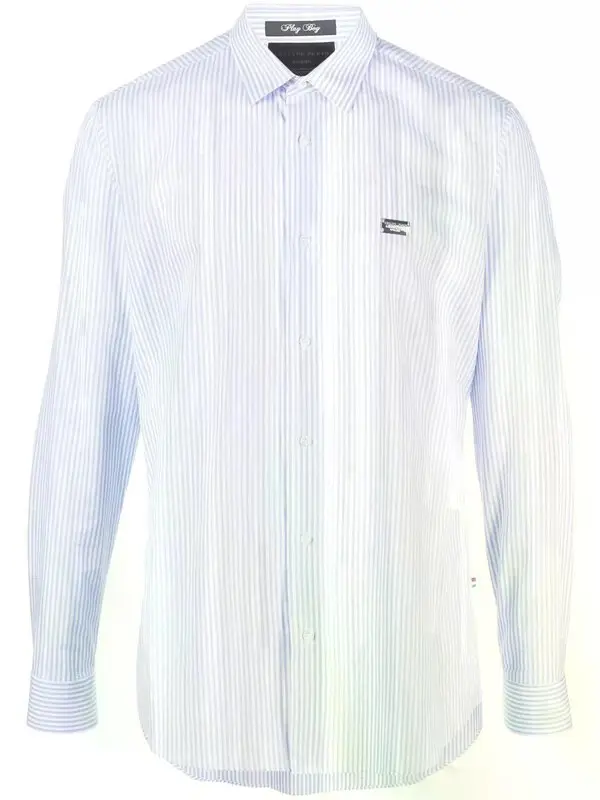 Philipp Plein Graphic-print Striped Shirt