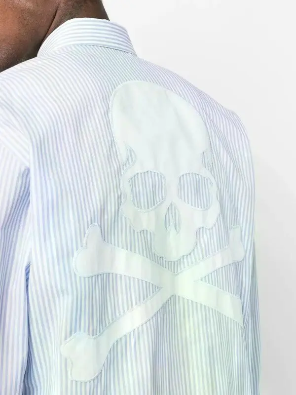 Philipp Plein Graphic-print Striped Shirt