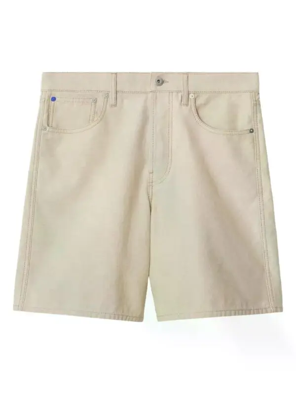 Burberry Denim Shorts - Neutrals