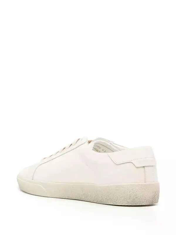 Saint Laurent Classic Sl/06 Embroidered Sneakers - White