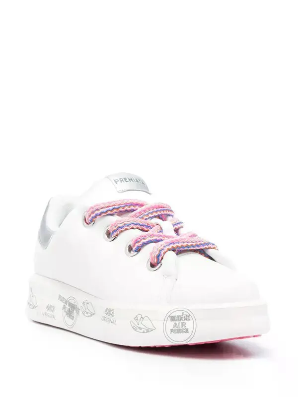Premiata Belle Leather Sneakers - White