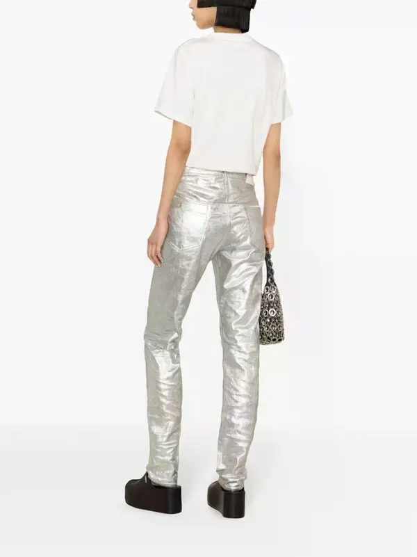 Rabanne Sequined Logo Cotton T-shirt