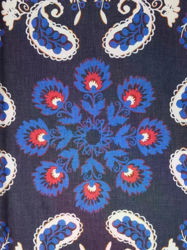 La DoubleJ Forest Bandana-print Scarf