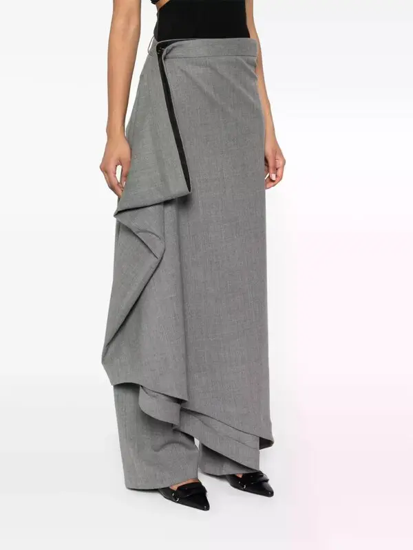 ALAINPAUL Extended Tailored Trousers - Grey