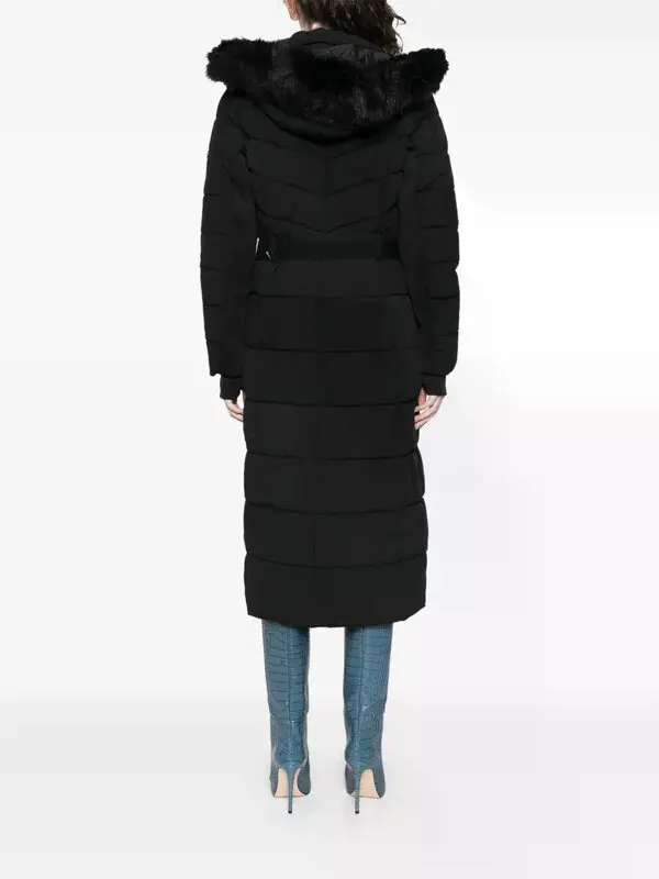 Michael Kors Belted Maxi Padded Coat