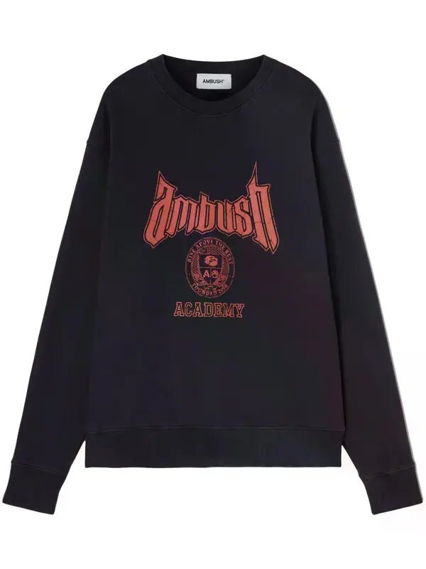 AMBUSH Academy Cotton-blend Sweatshirt - Blue