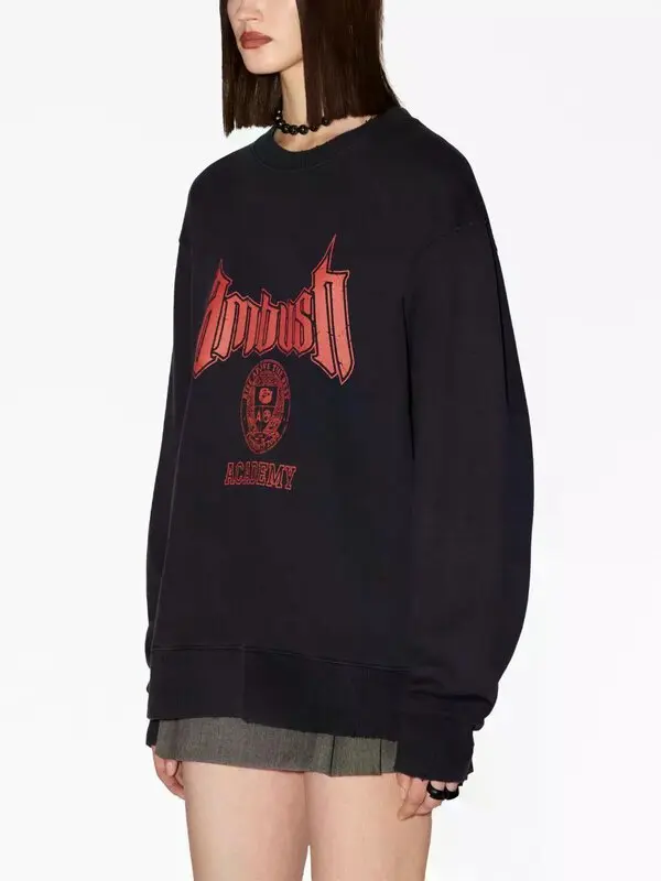 AMBUSH Academy Cotton-blend Sweatshirt - Blue