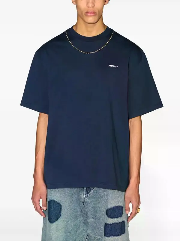 AMBUSH Ball Chain-detail T-shirt - Blue