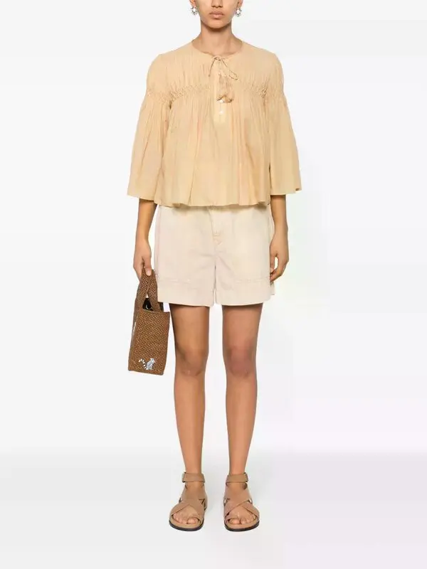 MARANT ETOILE Cotton Drawstring Shorts