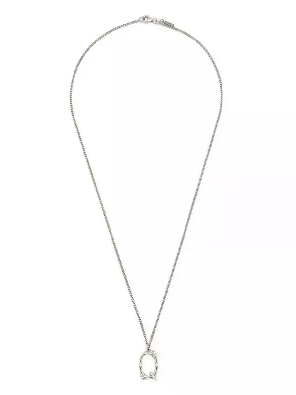 Emanuele Bicocchi Alphabet Pendant Necklace