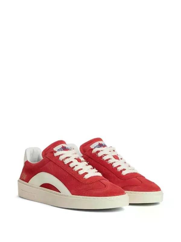 Dsquared2 Suede Lace-up Sneakers - Red