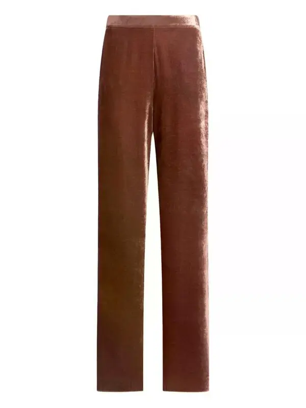 Etro Velvet Palazzo Trousers - Pink