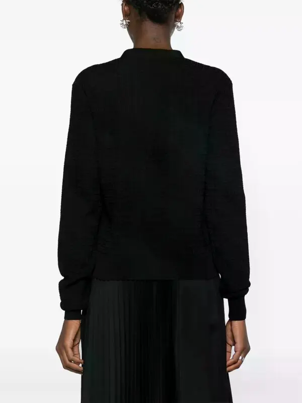 Givenchy 4g Jacquard V-neck Cardigan