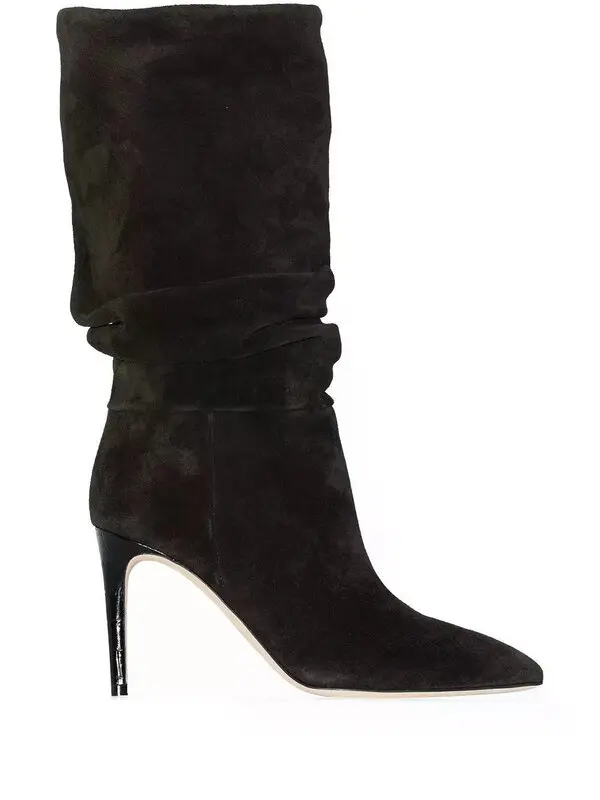 Paris Texas Slouchy Suede 85mm Ankle Boots