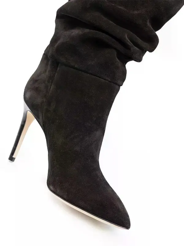 Paris Texas Slouchy Suede 85mm Ankle Boots