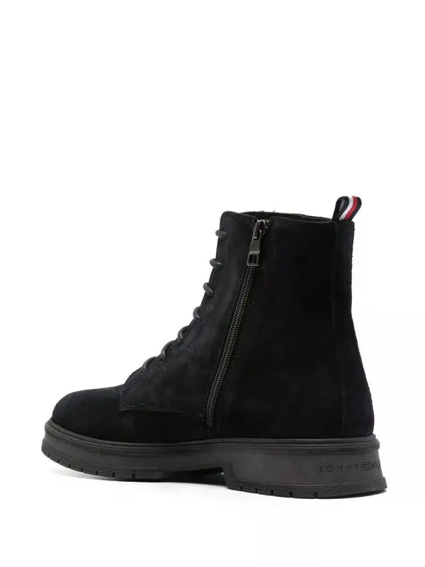 Tommy Hilfiger Suede Lace-up Boots - Blue