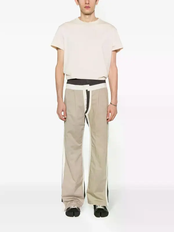 MAISON MARGIELA Logo-embroidered Cotton T-shirt