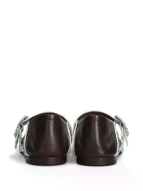 WALES BONNER Sequined Ballerina Shoes With Buckle Detail