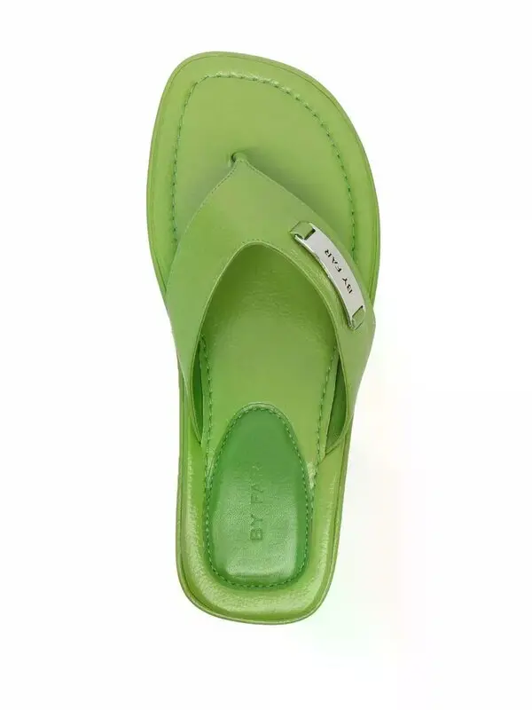 By Far Piel Thong Flip Flops