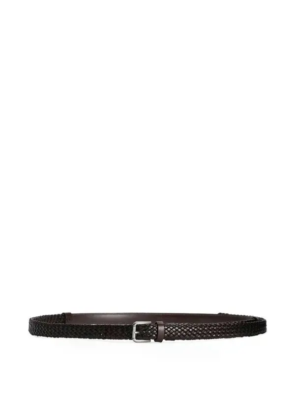 Moncler Woven Leather Belt