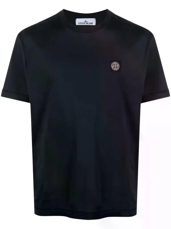 Stone Island Compass-patch Cotton T-shirt