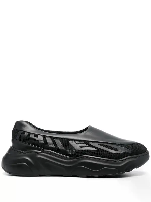 PHILEO Logo-print Laceless Low-top Sneakers