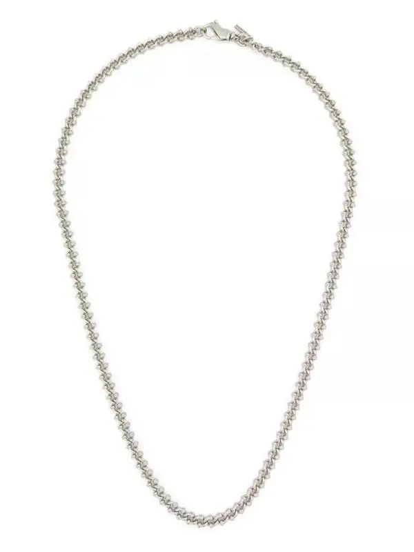 Emanuele Bicocchi Sterling Knot Chain Necklace - Silver