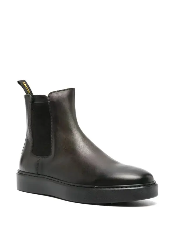 DOUCAL'S Leather Chelsea Ankle Boots