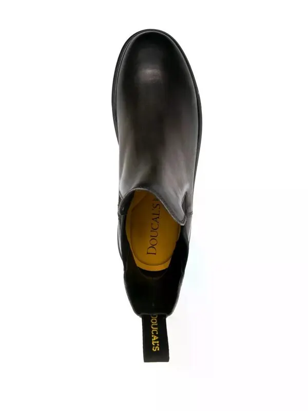 DOUCAL'S Leather Chelsea Ankle Boots