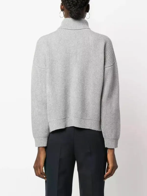 Peserico Roll-neck Silk-wool Blend Jumper