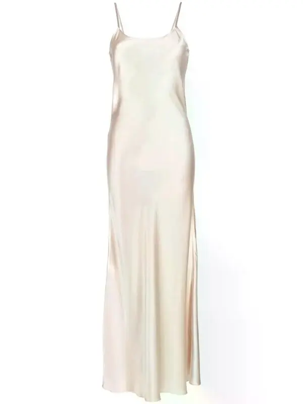 Voz Liquid Silk Slip Dress - Neutrals