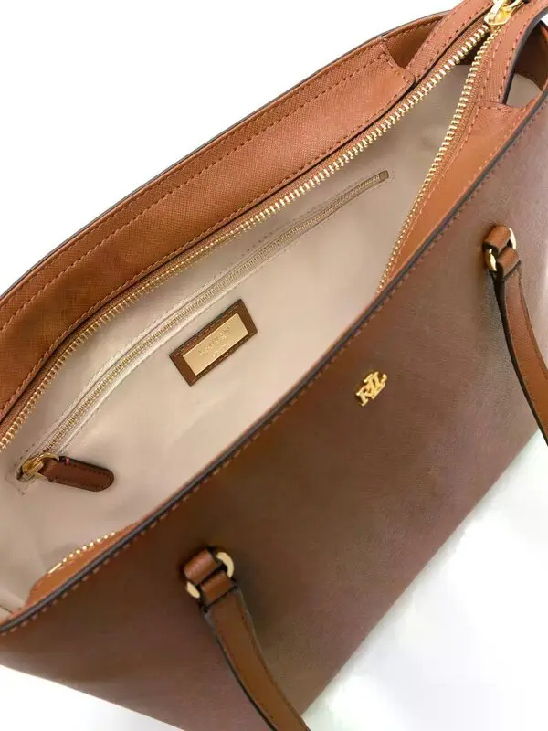 Ralph Lauren Karly Leather Tote Bag - Brown