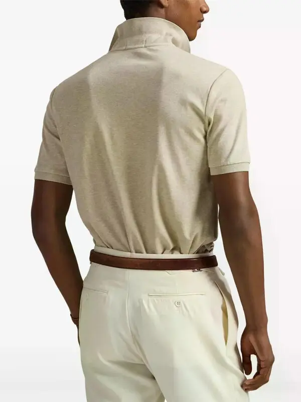 Polo Ralph Lauren Embroidered Polo Shirt - Neutrals