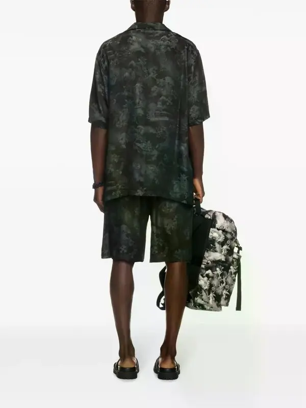 Off-White Graphic Print Relaxed Fit Shorts
