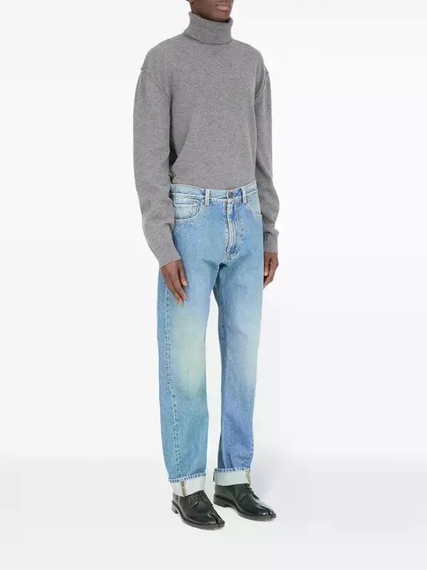 MAISON MARGIELA Turn-up Cotton Jeans