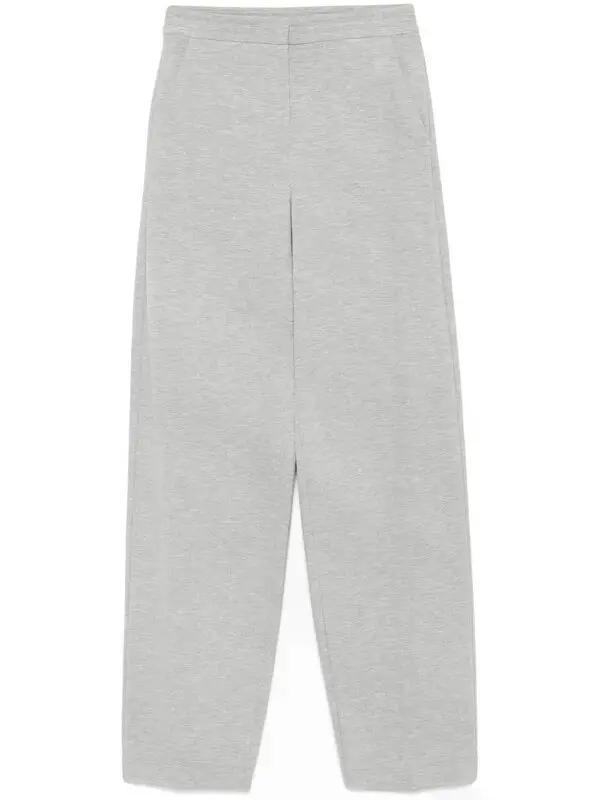 Patrizia Pepe Heather Straight-leg Trousers - Grey
