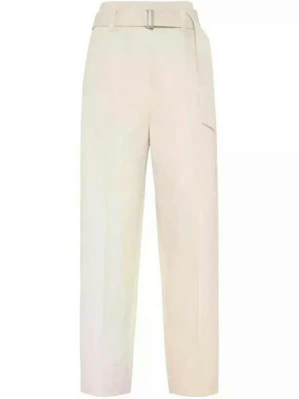 Brunello Cucinelli Belted Cigarette Trousers