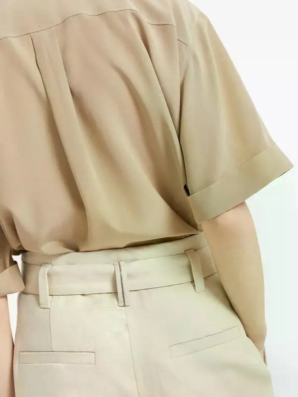 Brunello Cucinelli Belted Cigarette Trousers