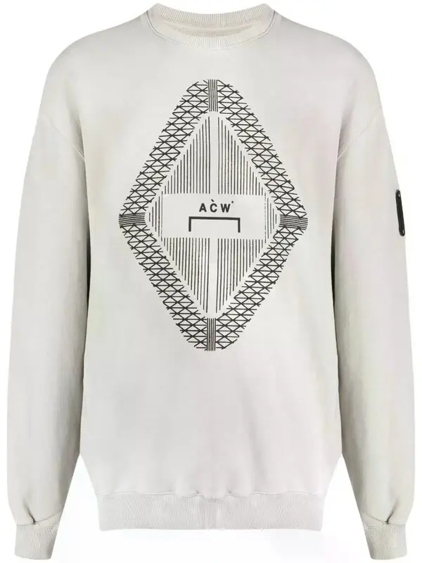 A-COLD-WALL* Gradient Logo-print Sweatshirt - Grey