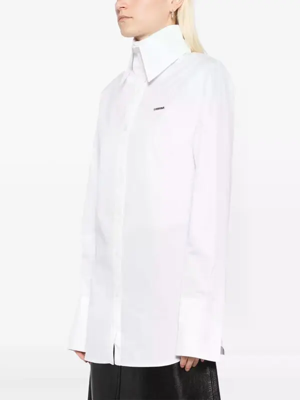 We11Done High-neck Collar Shirt